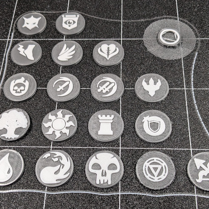 3D Printable MTG Tokens by Kevin